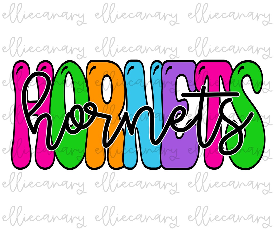 Go Hornets Mascot PNG Sports Mom Team Spirit, Digital Download ...