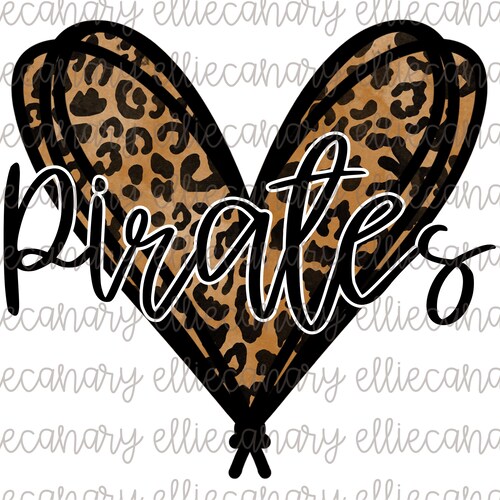 Sublimation Leopard Print Border Pirates Design PNG - Etsy