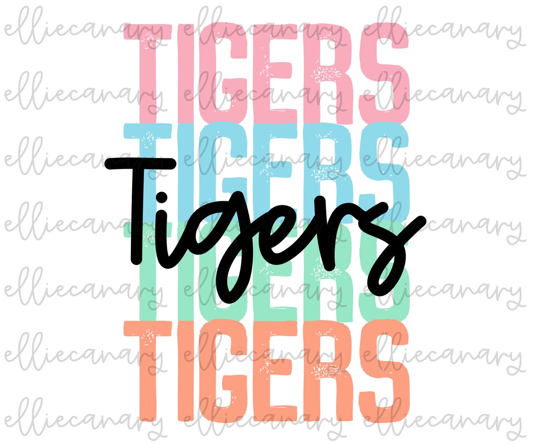 Go Tigers PNG Sports Mom Team Spirit, Digital Download, Sublimation ...