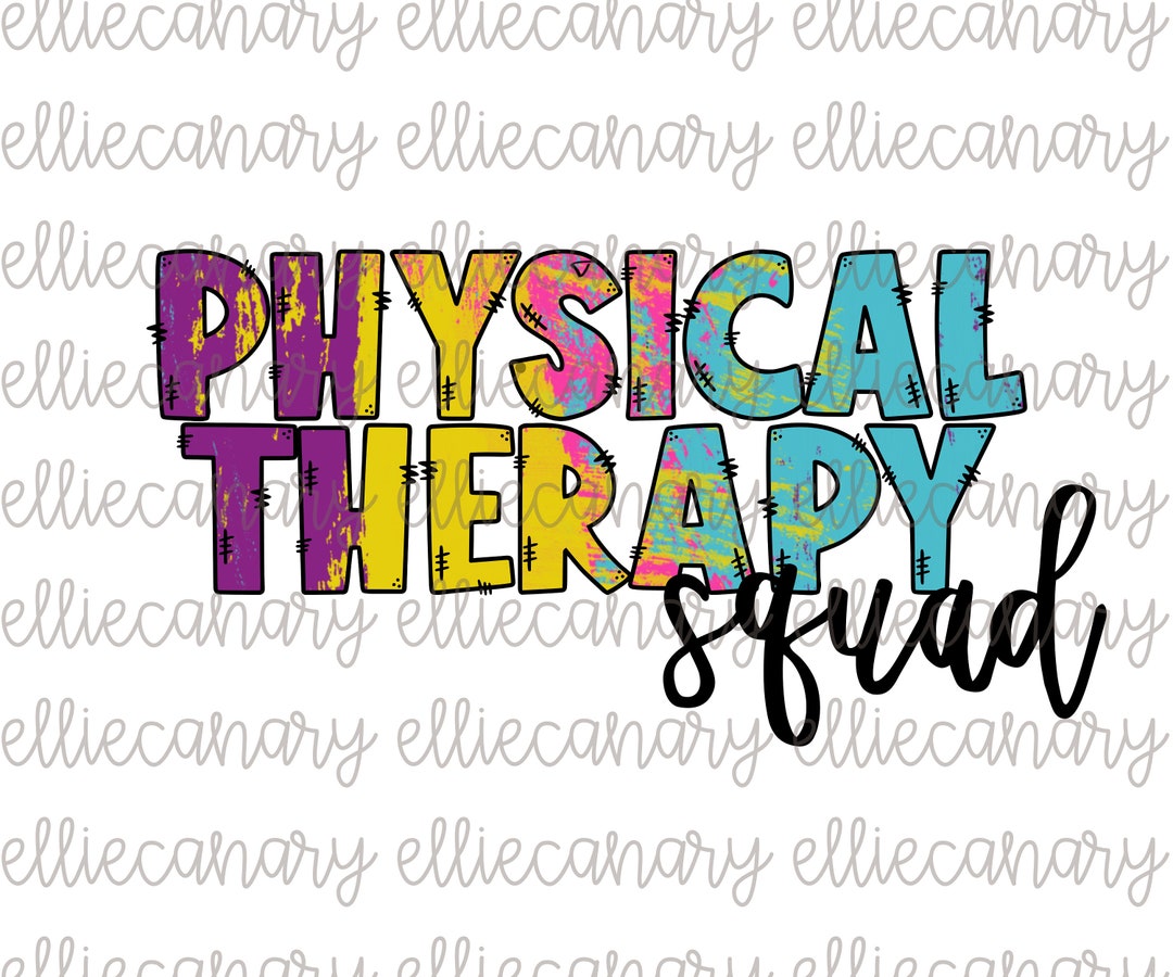Physical Therapy Squad PNG, Back to School, Elementary School, Digital ...