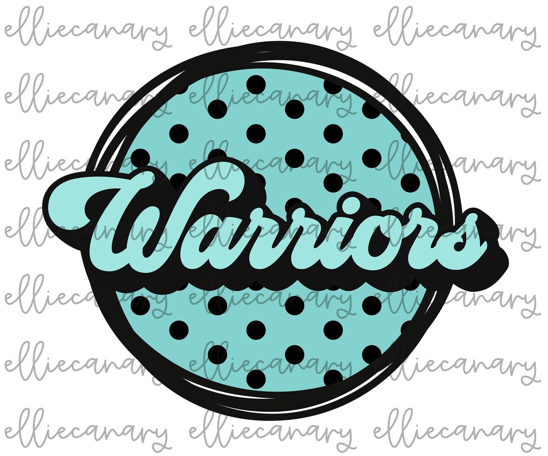 Go Warriors PNG Sports Mom Team Spirit Digital Download - Etsy