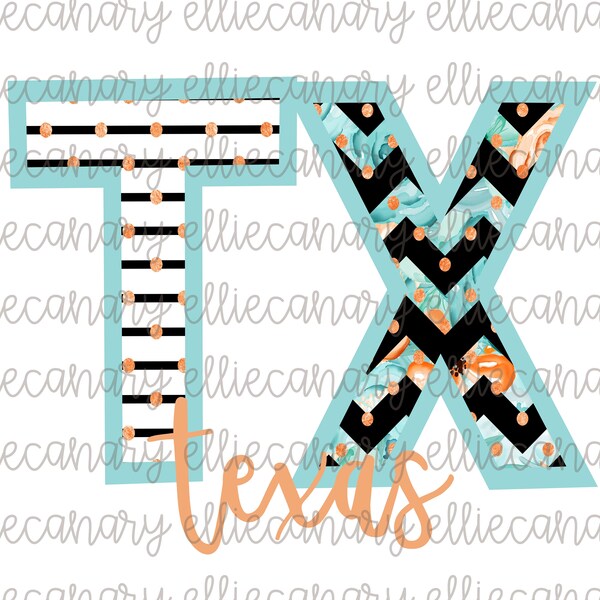 Chevron Texas - Etsy