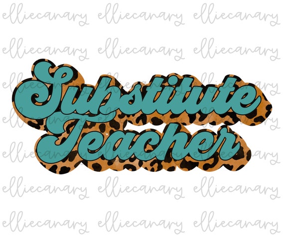 Super Substitute Clipart