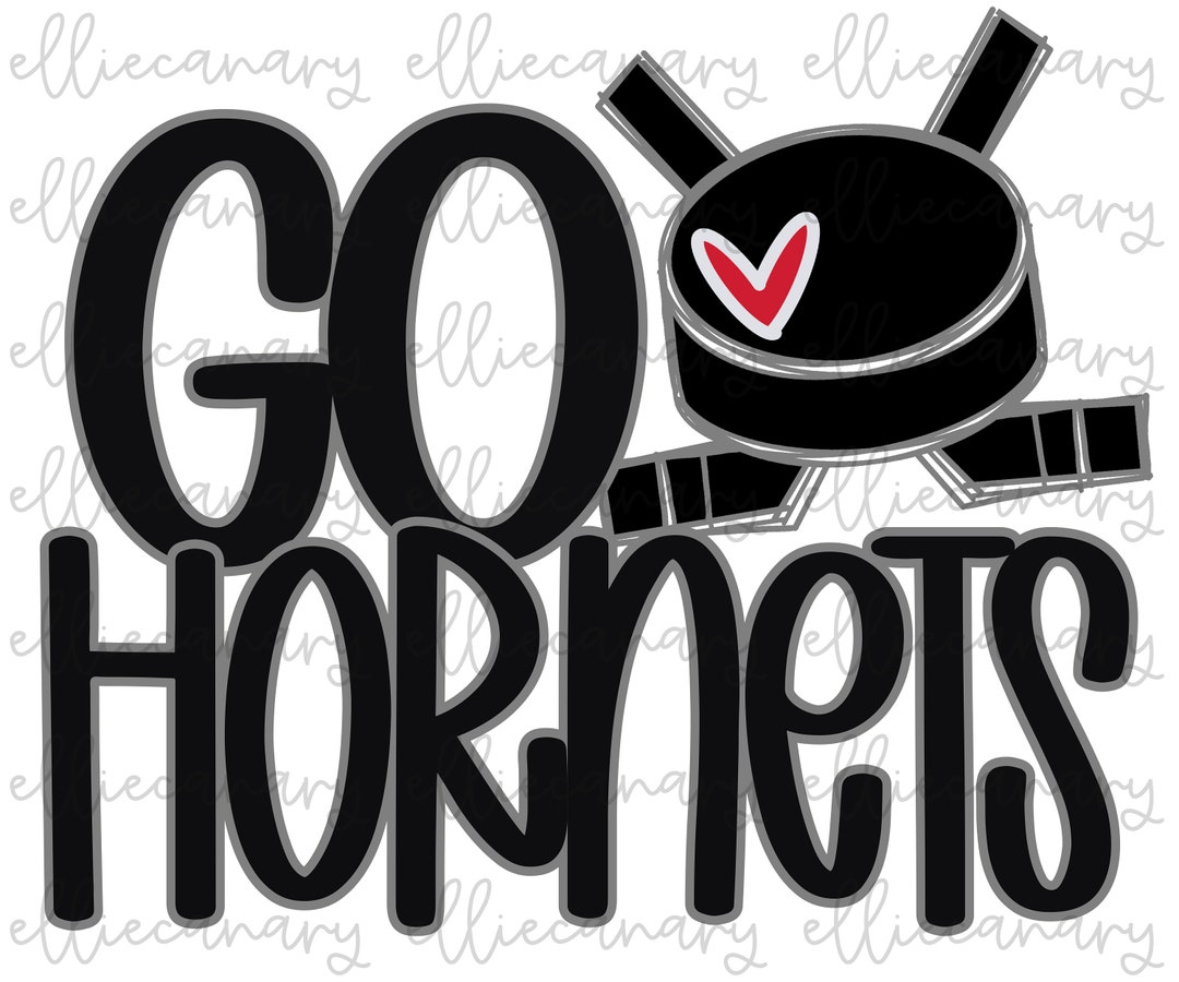 Hockey Go Hornets PNG Sports Team Spirit, Digital Download, Sublimation ...