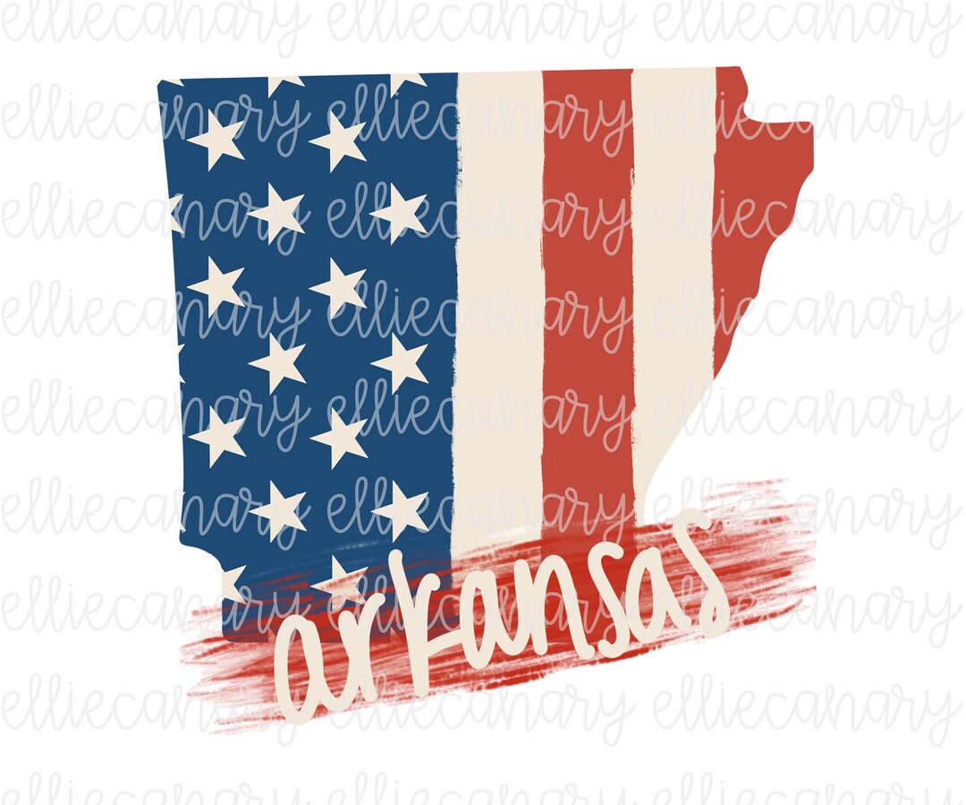 Arkansas AR PNG Flag Fourth July Red White Blue America Patriotic ...