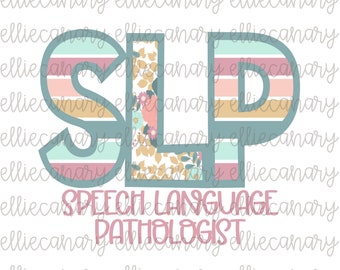 SLP Squad PNG Back to School Elementary School Digital | Etsy