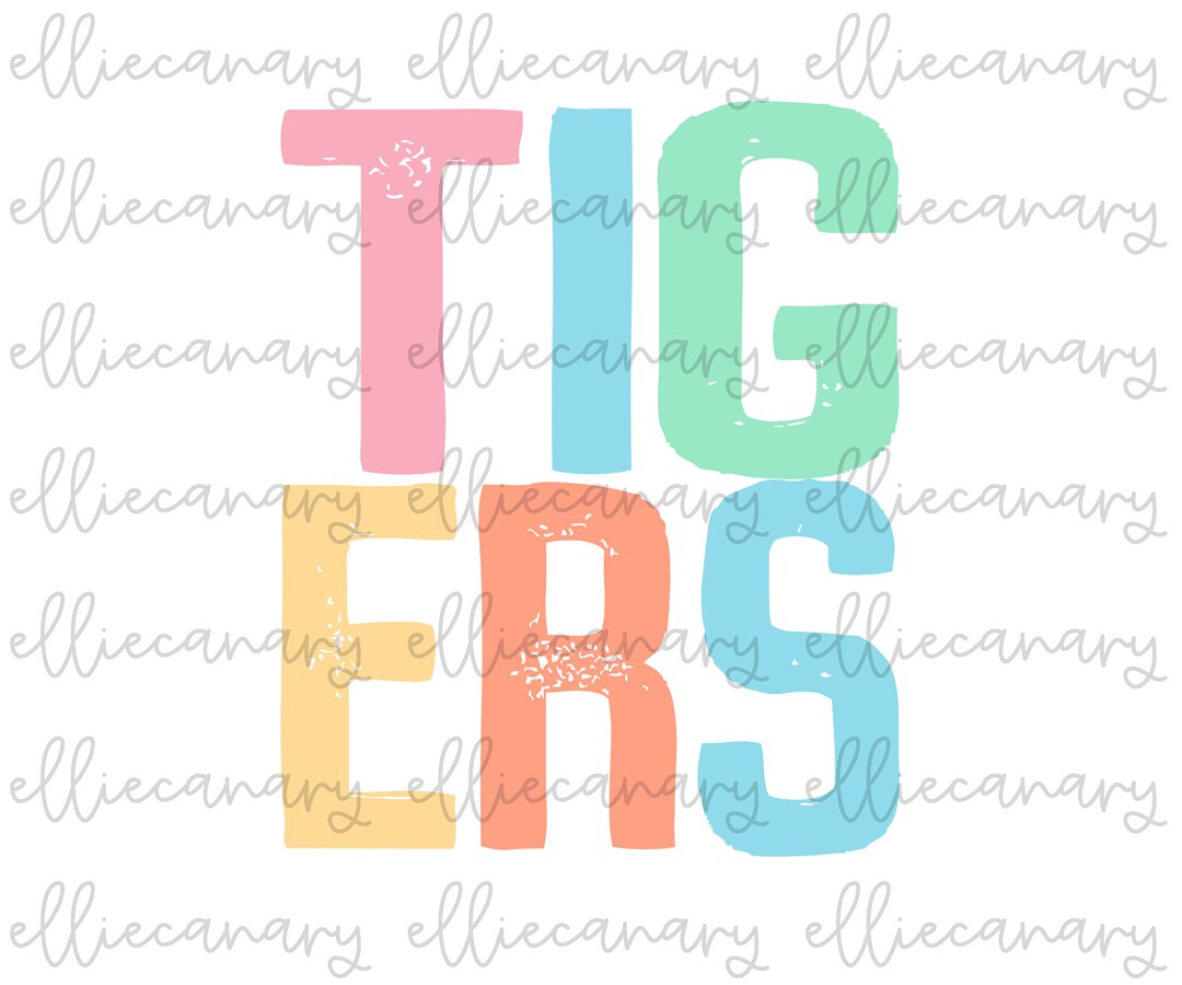 Go Tigers PNG: Sports Mom Team Spirit Sublimation Design (digital ...