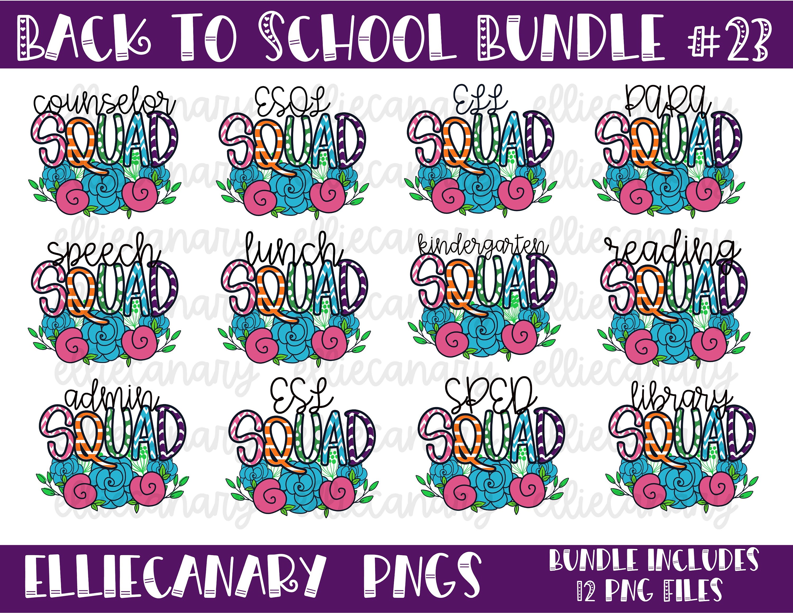School PNG Bundle 23 Teacher Designs Back to School Digital - Etsy