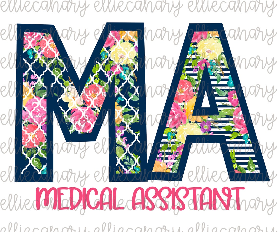 Certified Medical Assistant PNG, Nurse, Digital Download, Sublimation ...