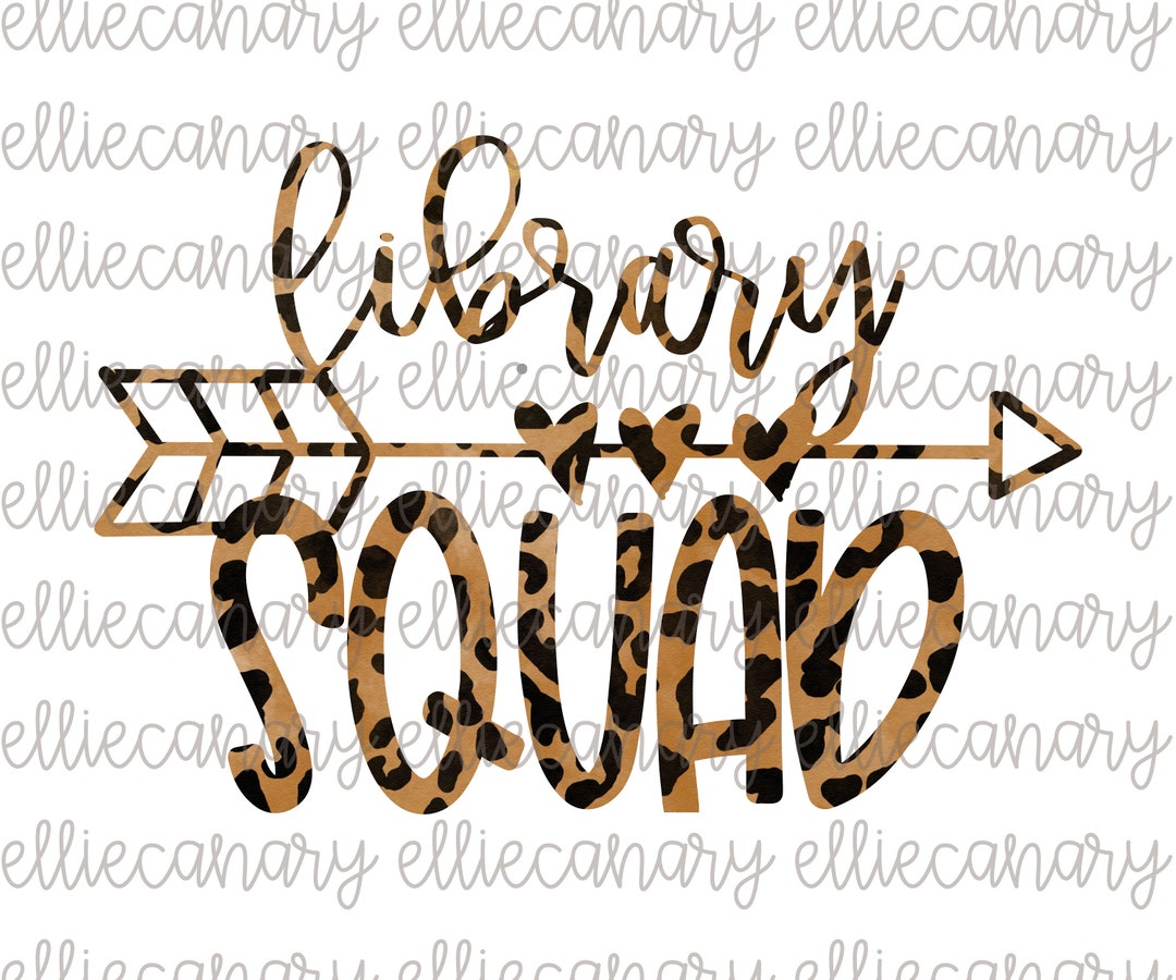 Library Squad PNG, Back to School, Elementary School, Digital Download ...