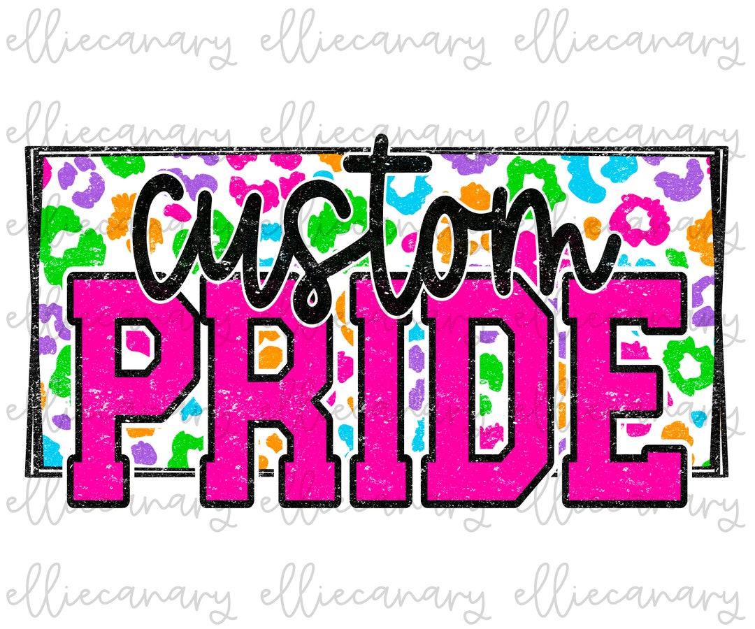Custom Mascot PNG: Team Pride Design (digital Download) - Etsy