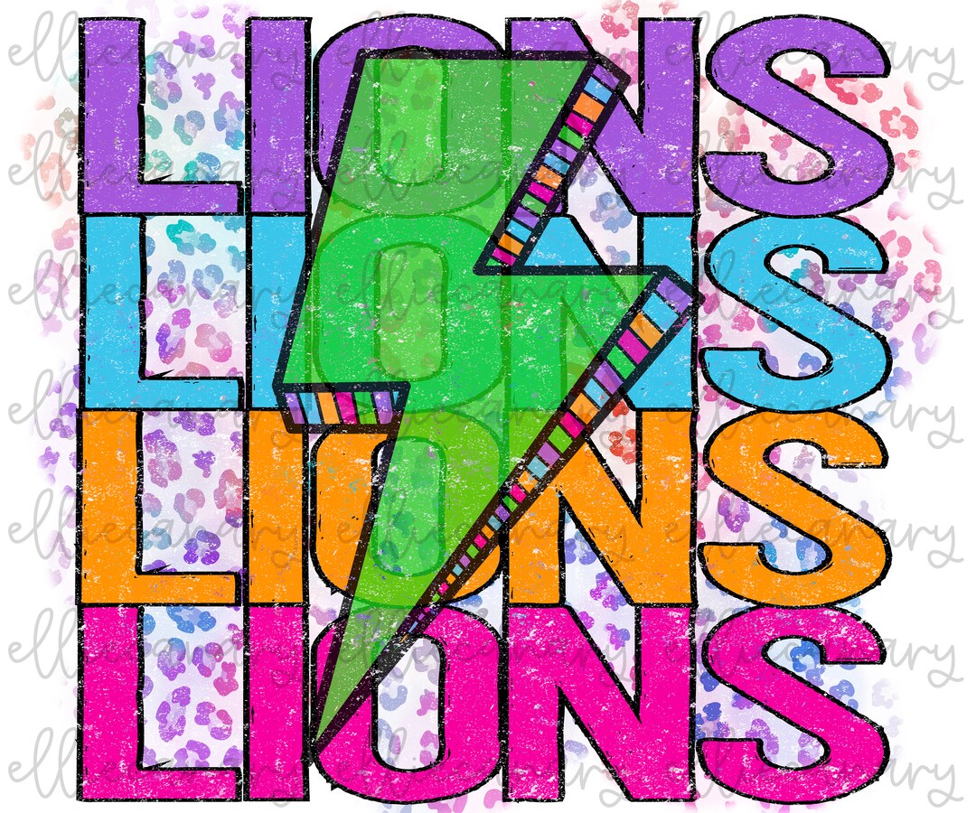 Go Lions PNG Sports Mom Team Spirit, Digital Download, Sublimation ...