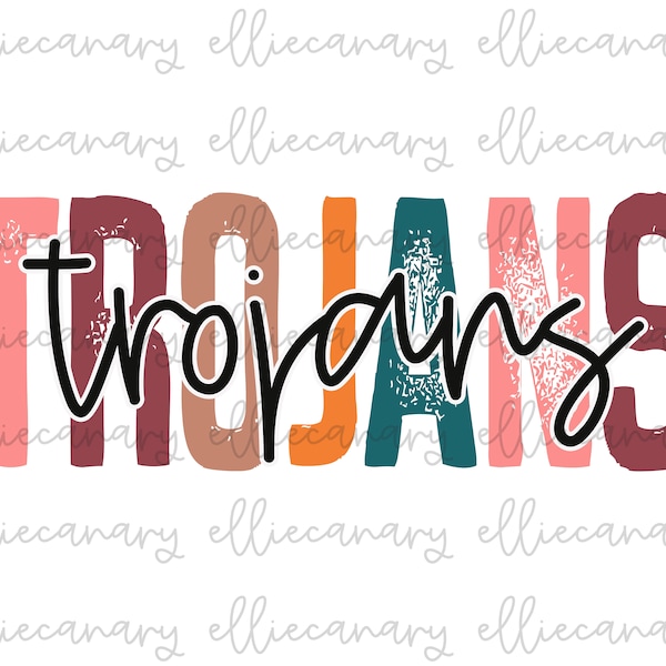 Trojans Football Svg - Etsy