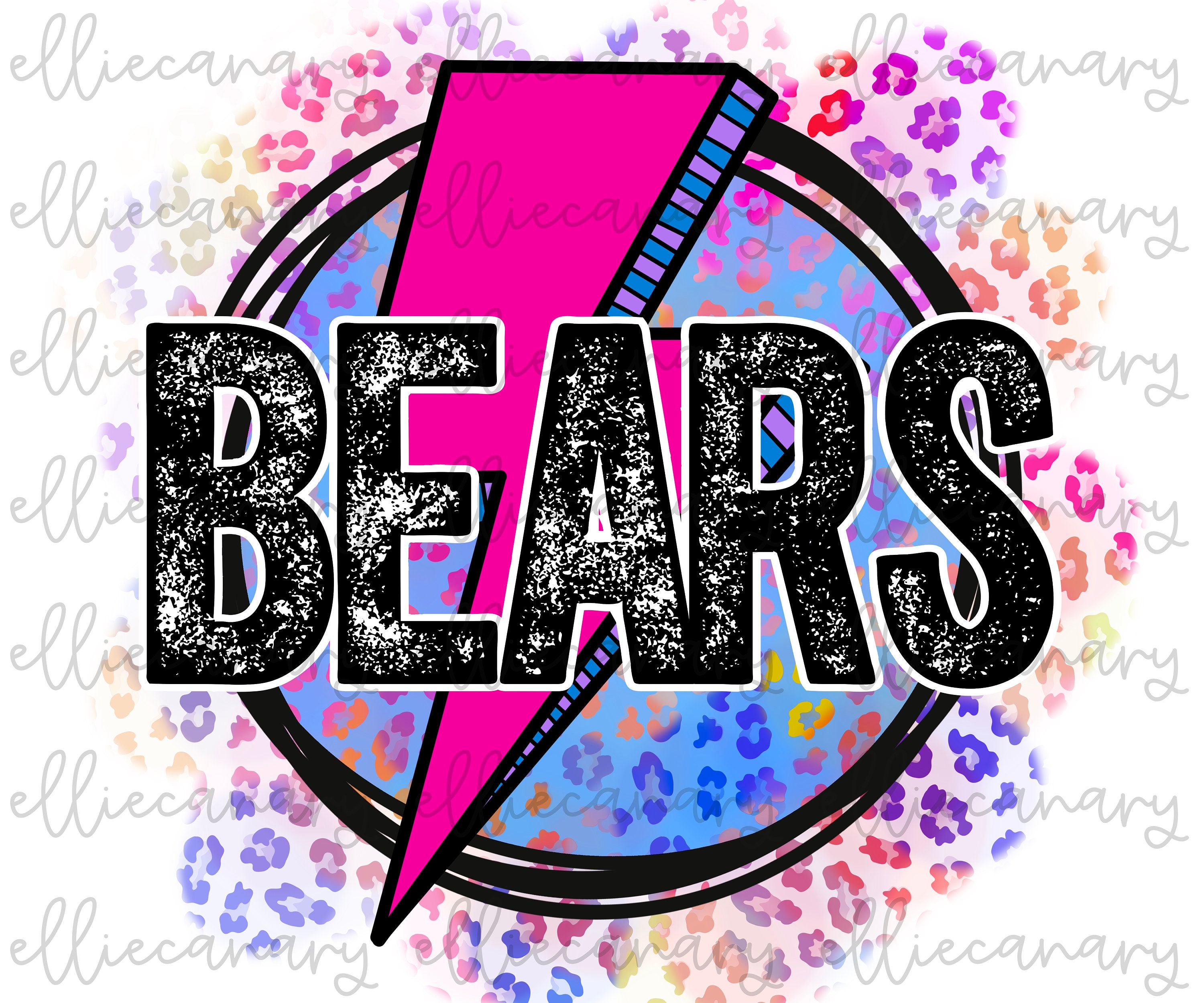 Go Bears PNG Sports Mom Team Spirit Digital Download - Etsy