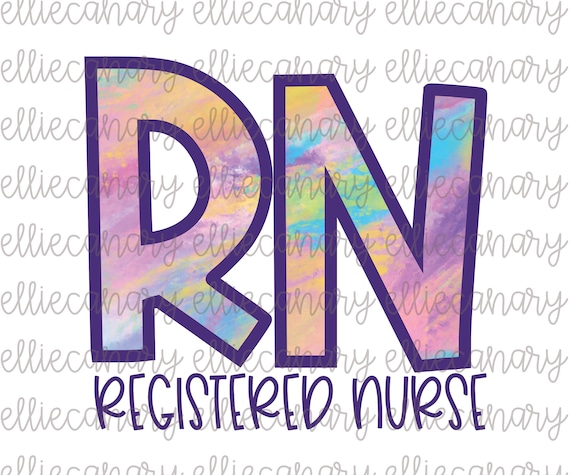 RN png Hospital Registered Nurse Emergency Room Digital | Etsy