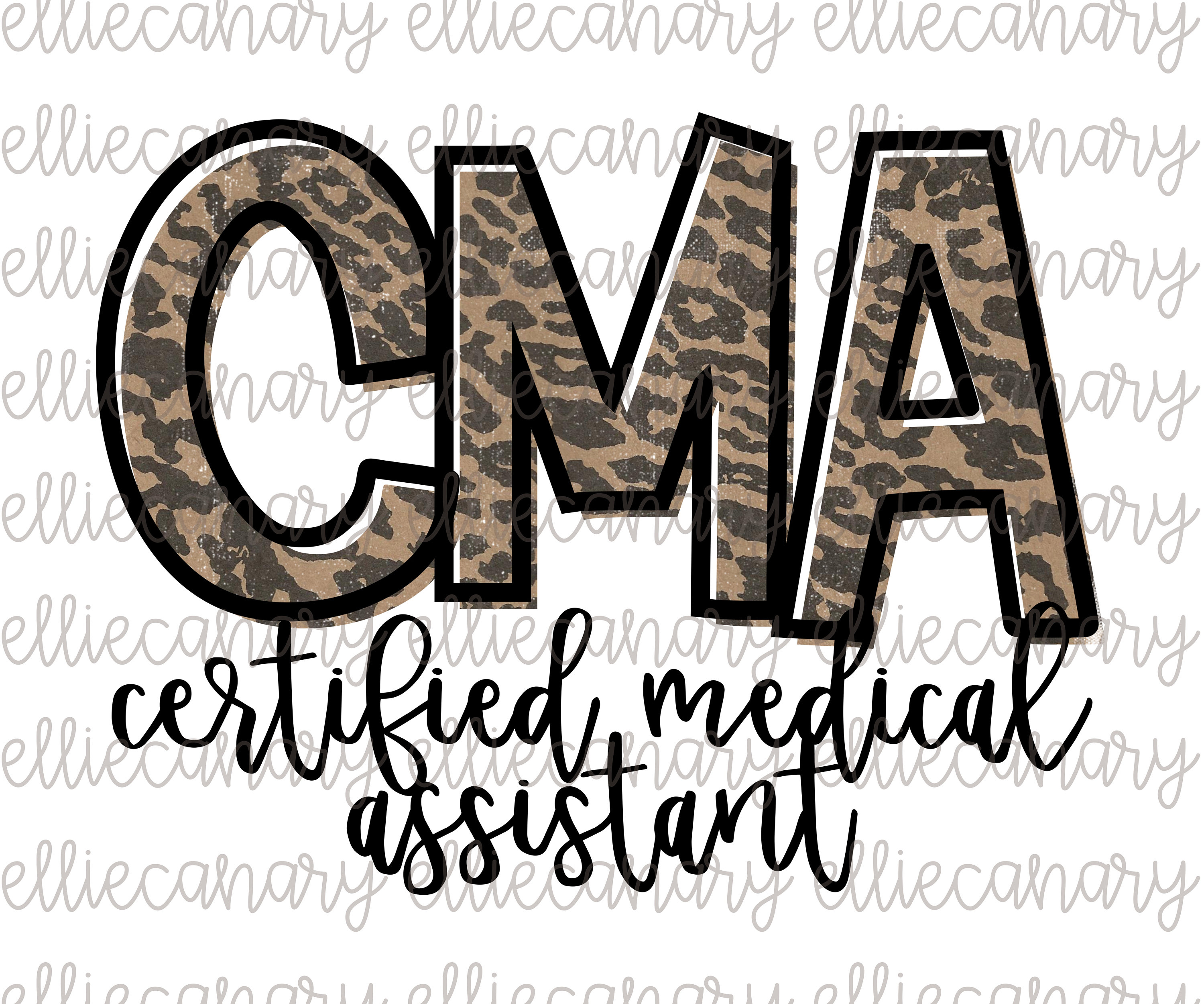 Certified Medical Assistant PNG Nurse Digital Download | Etsy