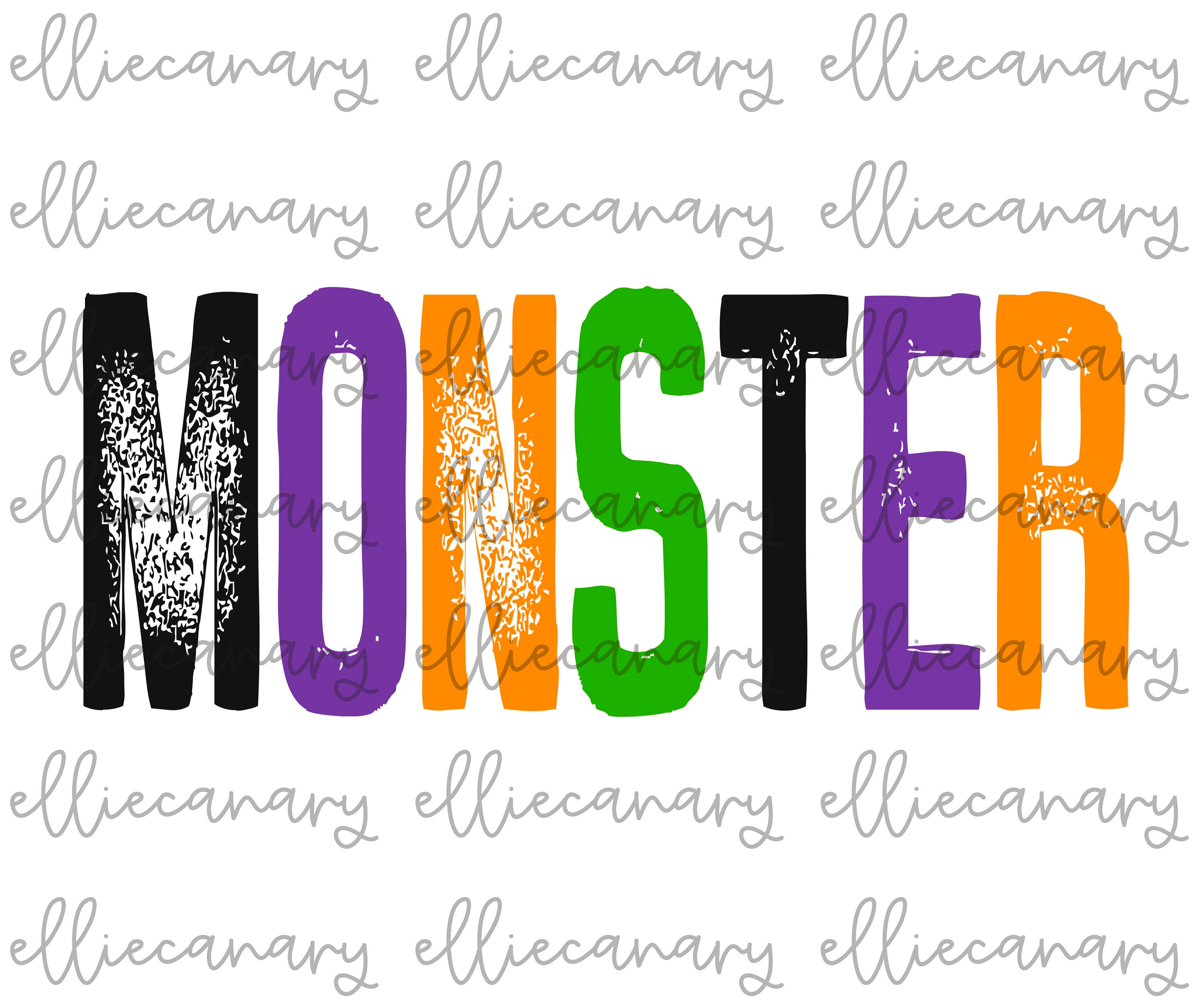 Halloween PNG Monster Matching INSTANT DOWNLOAD | Etsy