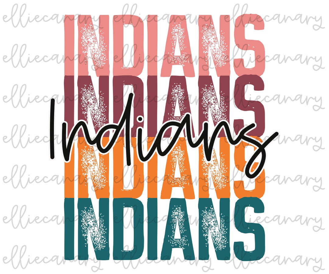 Go Indians PNG Sports Mom Team Spirit, Digital Download, Sublimation ...