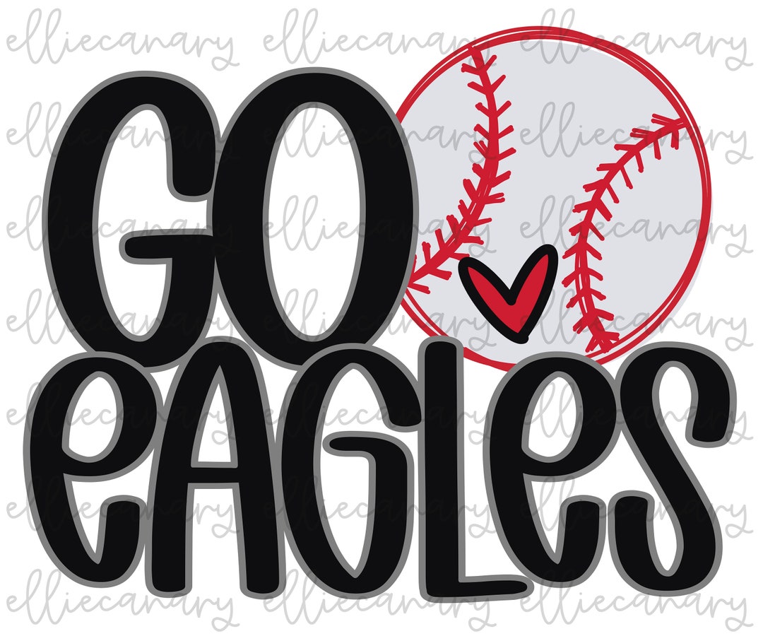 Baseball Go Eagles PNG Sports Mom Team Spirit, Digital Download ...