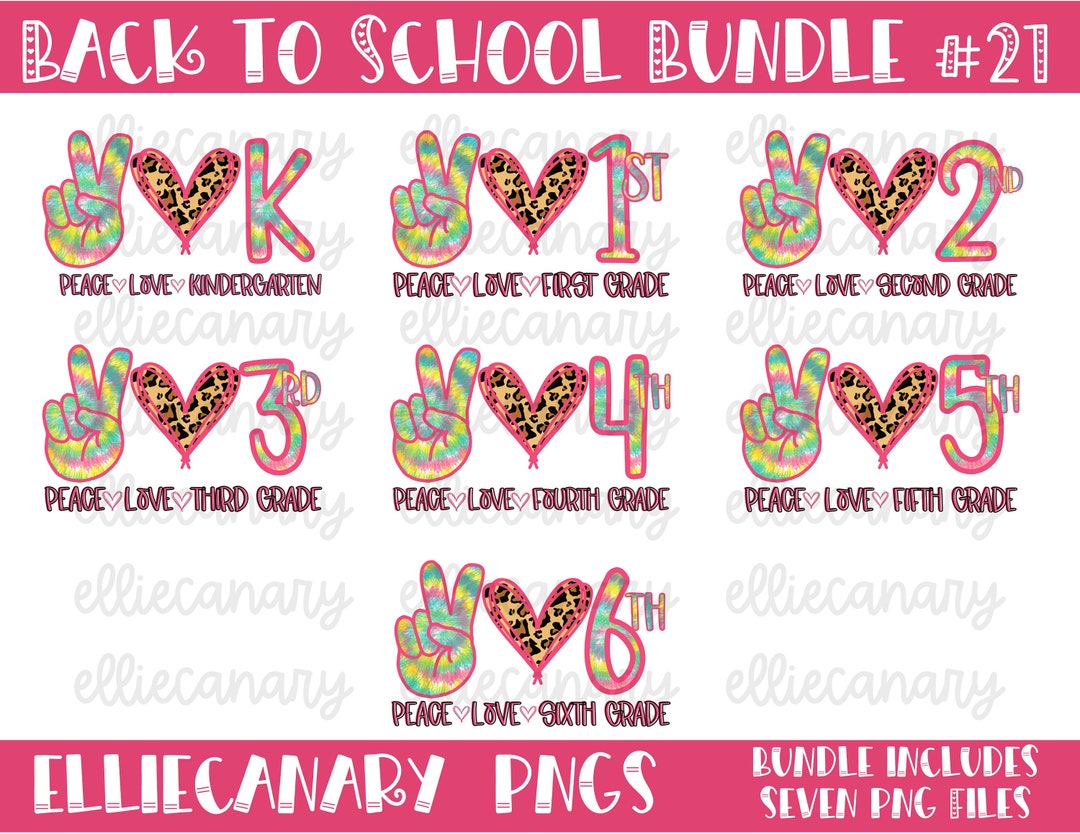 School PNG Bundle 27 Teacher Designs Back to School Digital - Etsy