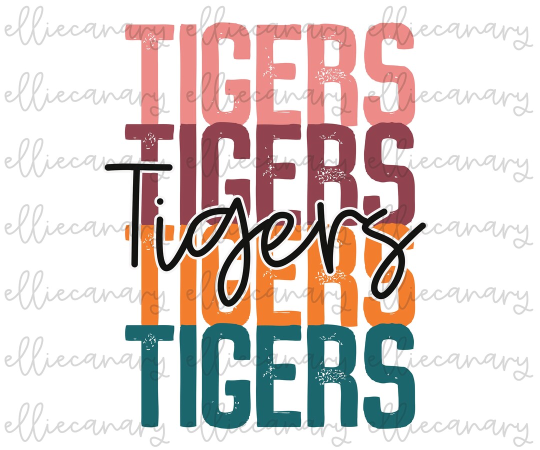 Go Tigers PNG Sports Mom Team Spirit, Digital Download, Sublimation ...