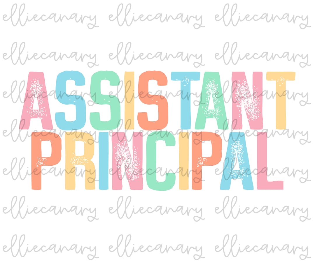Assistant Principal PNG, Back to School, Elementary, Digital Download ...
