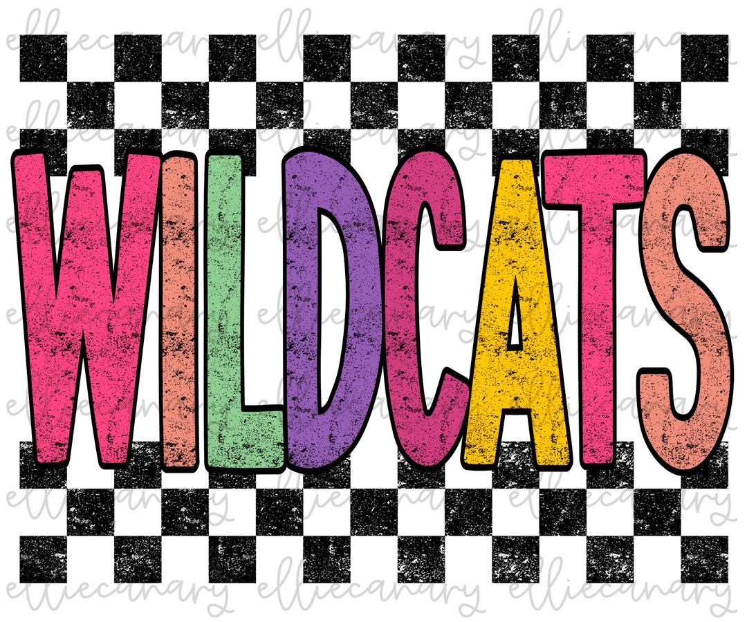 Go Wildcats PNG Mascot Design Sports Mom Team Spirit, Digital Download ...