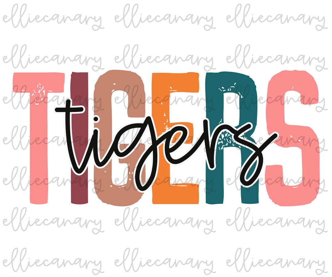 Go Tigers PNG Sports Mom Team Spirit, Digital Download, Sublimation ...
