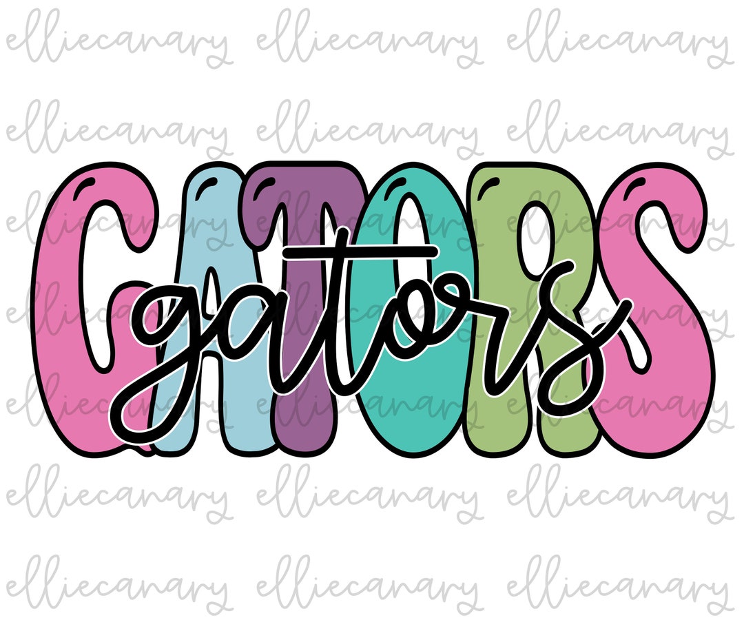 Go Gators Mascot PNG Sports Mom Team Spirit, Digital Download ...