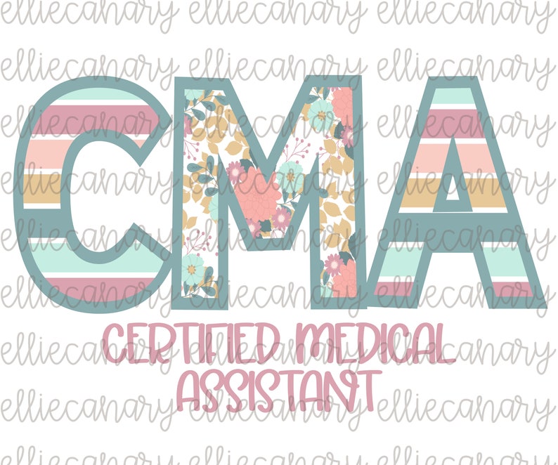 Certified Medical Assistant PNG, Nurse, Digital Download, Sublimation ...
