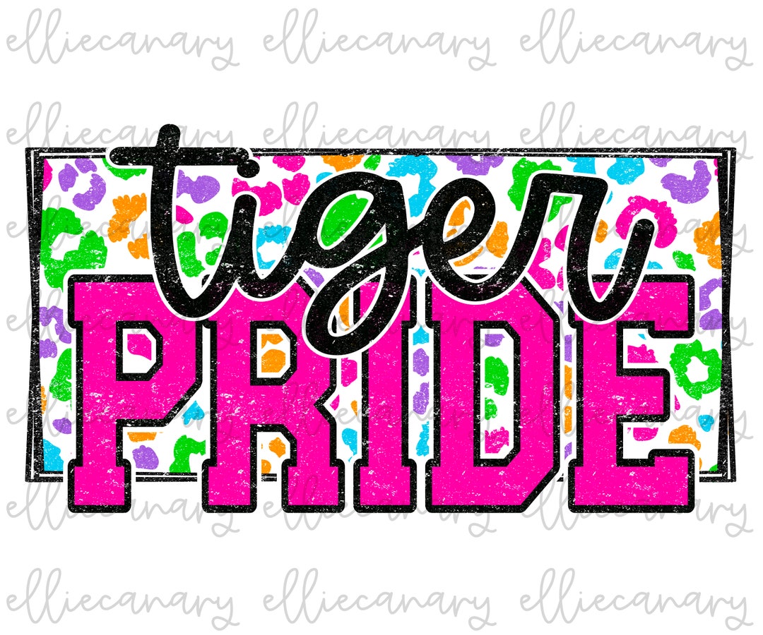 Tiger Pride Mascot PNG Sports Mom Team Spirit, Digital Download ...