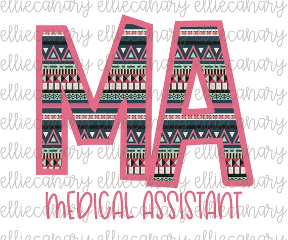 Certified Medical Assistant PNG Nurse Digital Download | Etsy