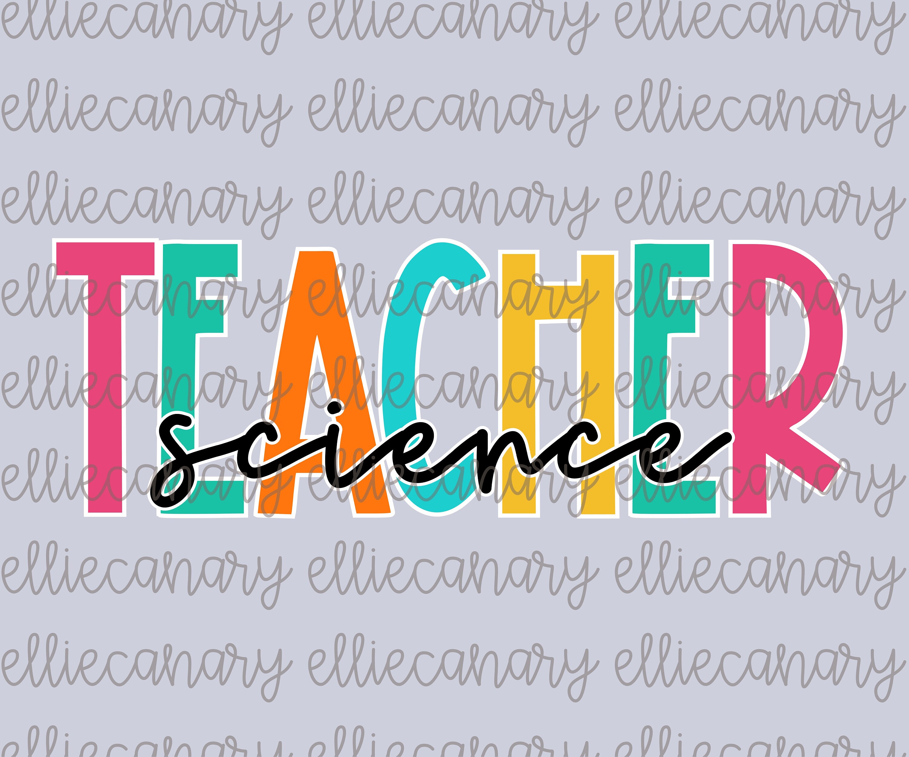 School Teacher PNG Science Teacher Back to School Elementary - Etsy