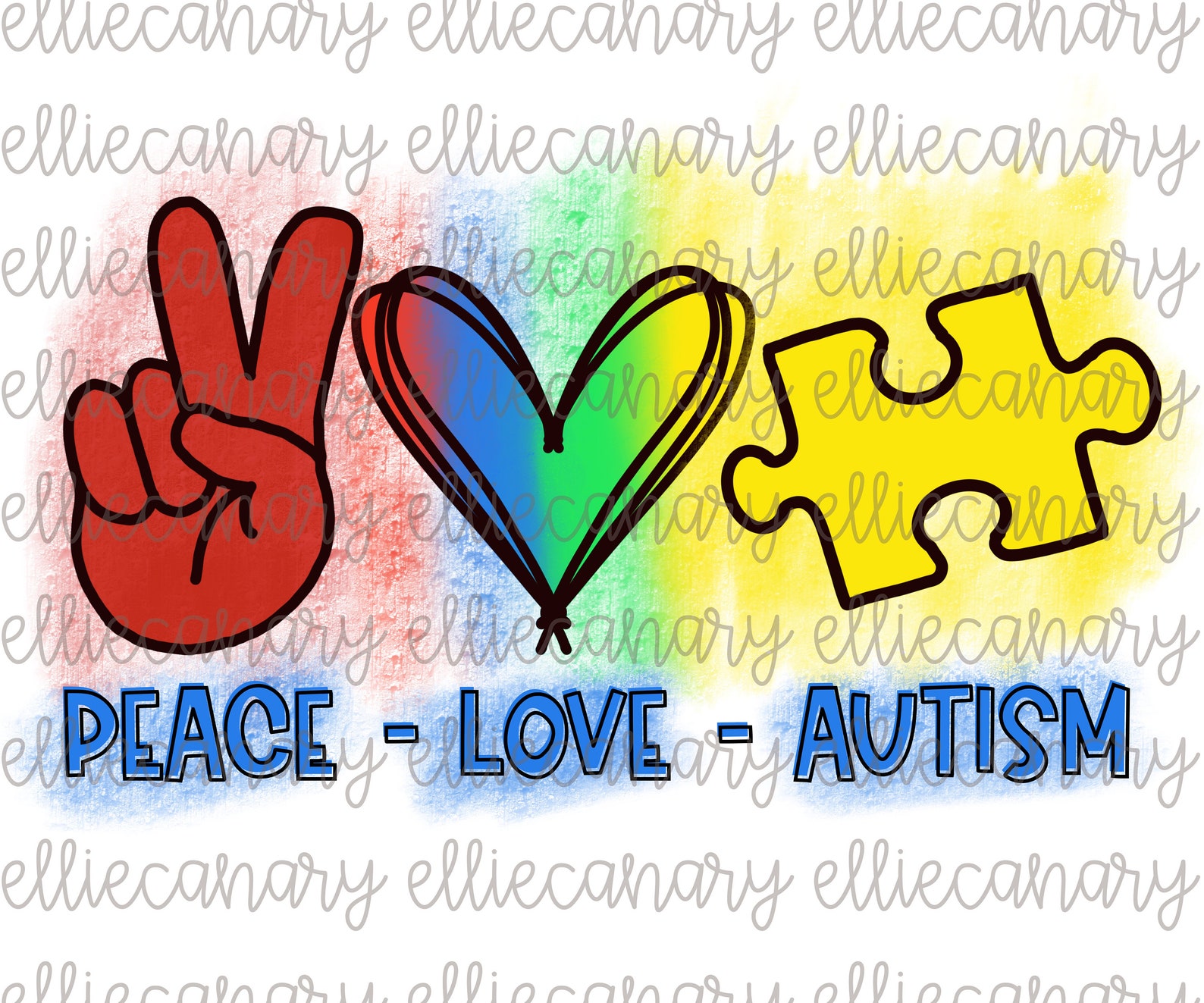 Peace Love Autism PNG, Autism Acceptance, Advocate Awareness, Puzzle ...
