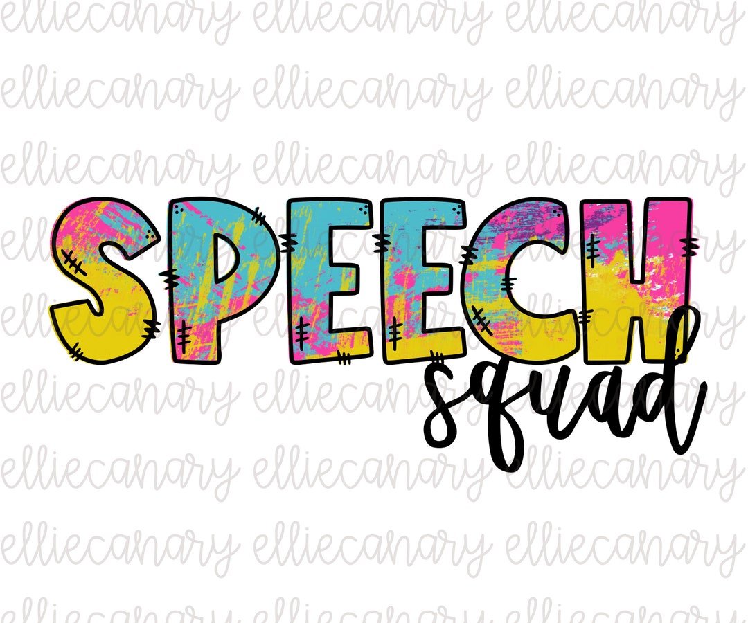Speech Squad PNG, Back to School, Elementary, Digital Download ...