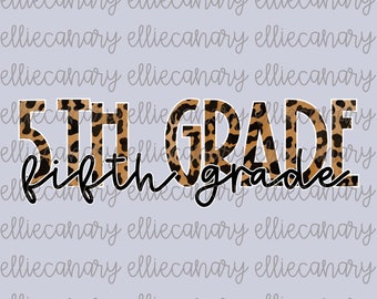 Team Fifth Grade Png | Etsy
