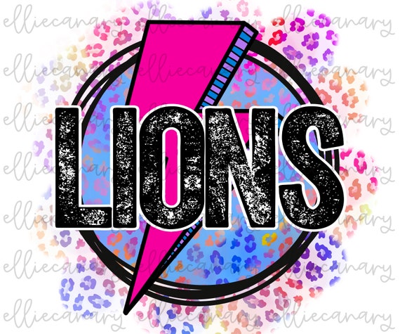 Go Lions PNG Sports Mom Team Spirit Digital Download - Etsy