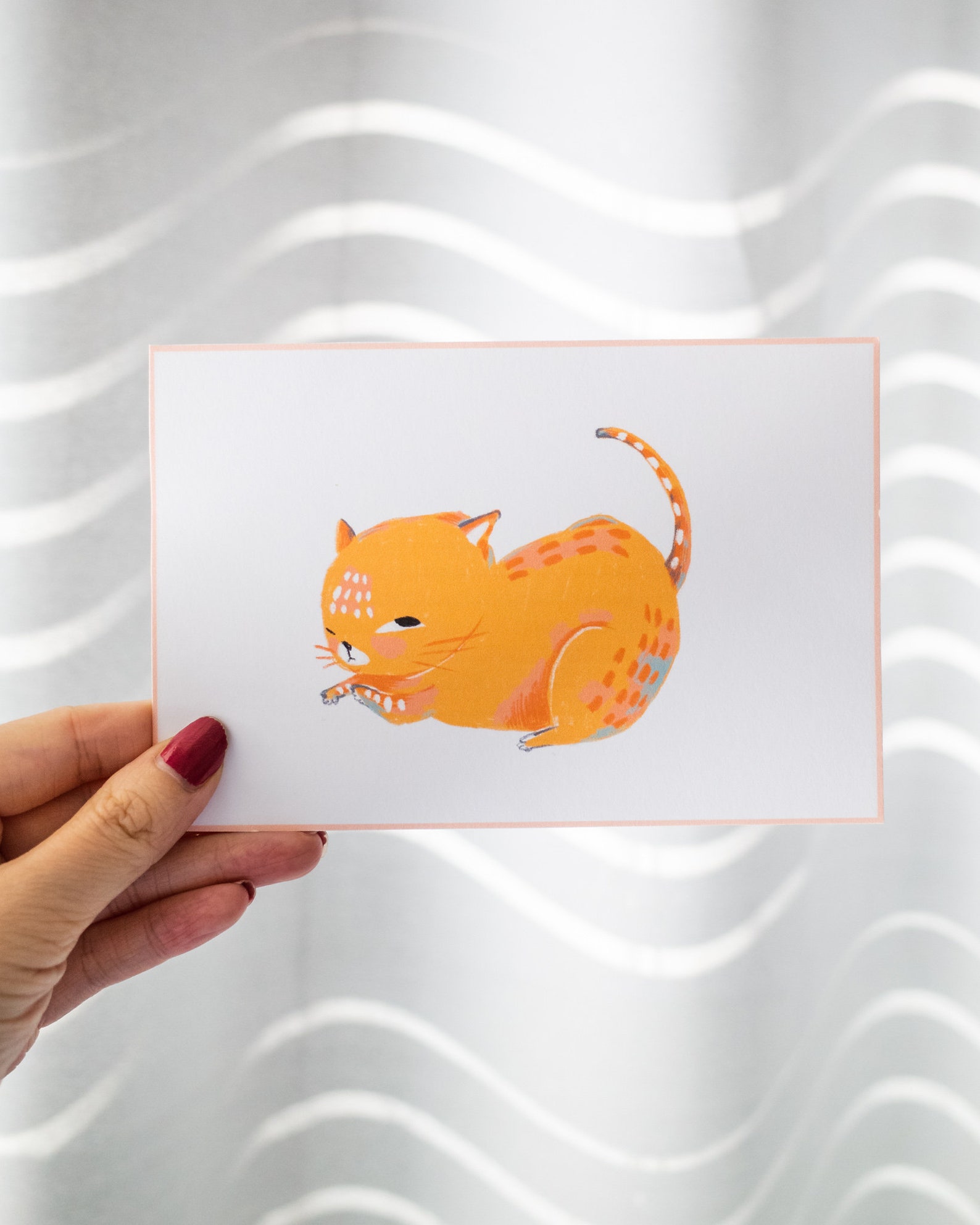 Orange Tabby Cat 4 X 6 Postcard/print Set Ginger Cat Postcards, Cute ...