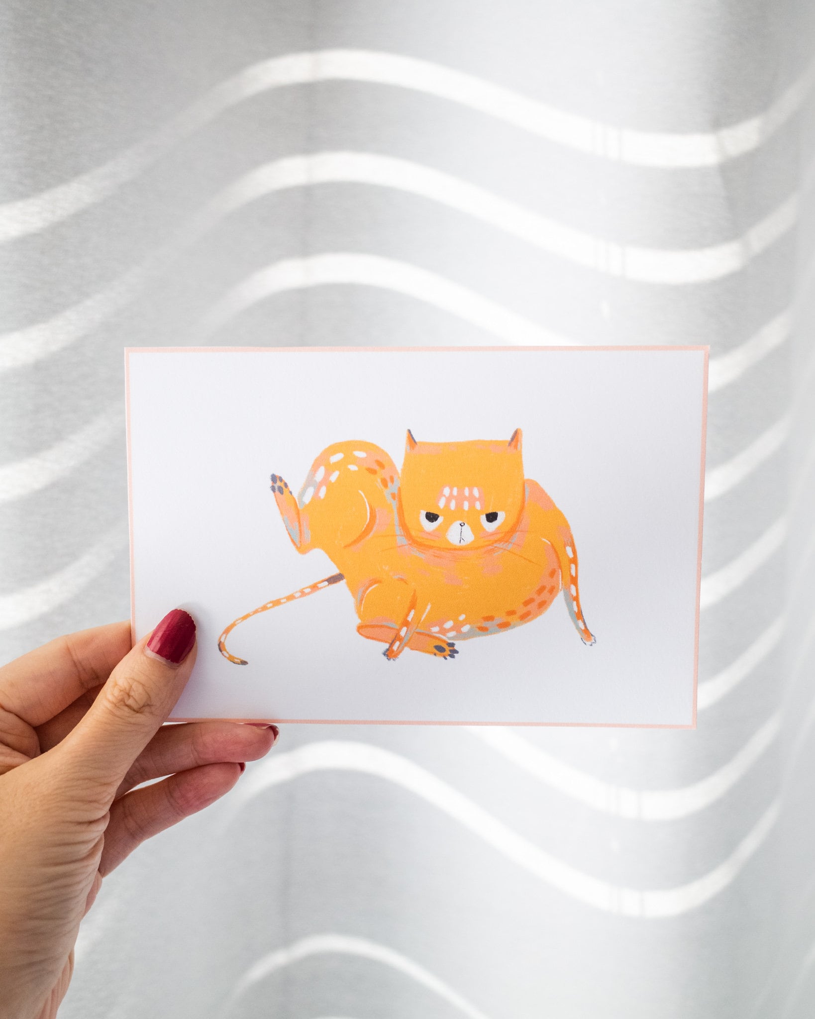 Orange Tabby Cat 4 X 6 Postcard/print Set Ginger Cat Postcards, Cute ...