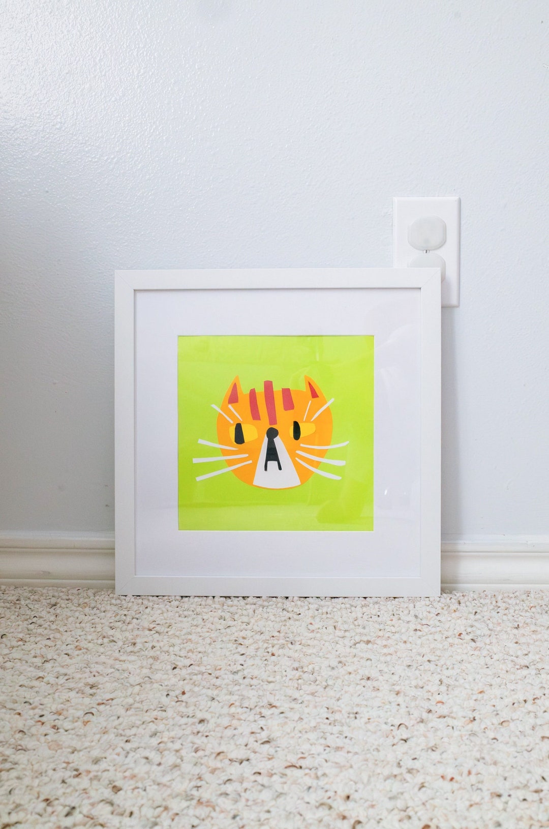 Custom Pet Portrait Collage: Color Block Paper Art - Etsy