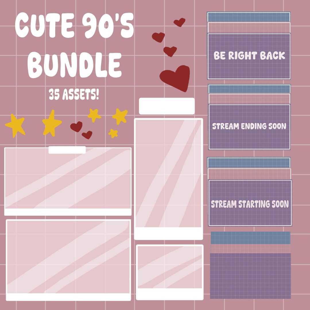 Cute 90's Stream Overlay - Etsy