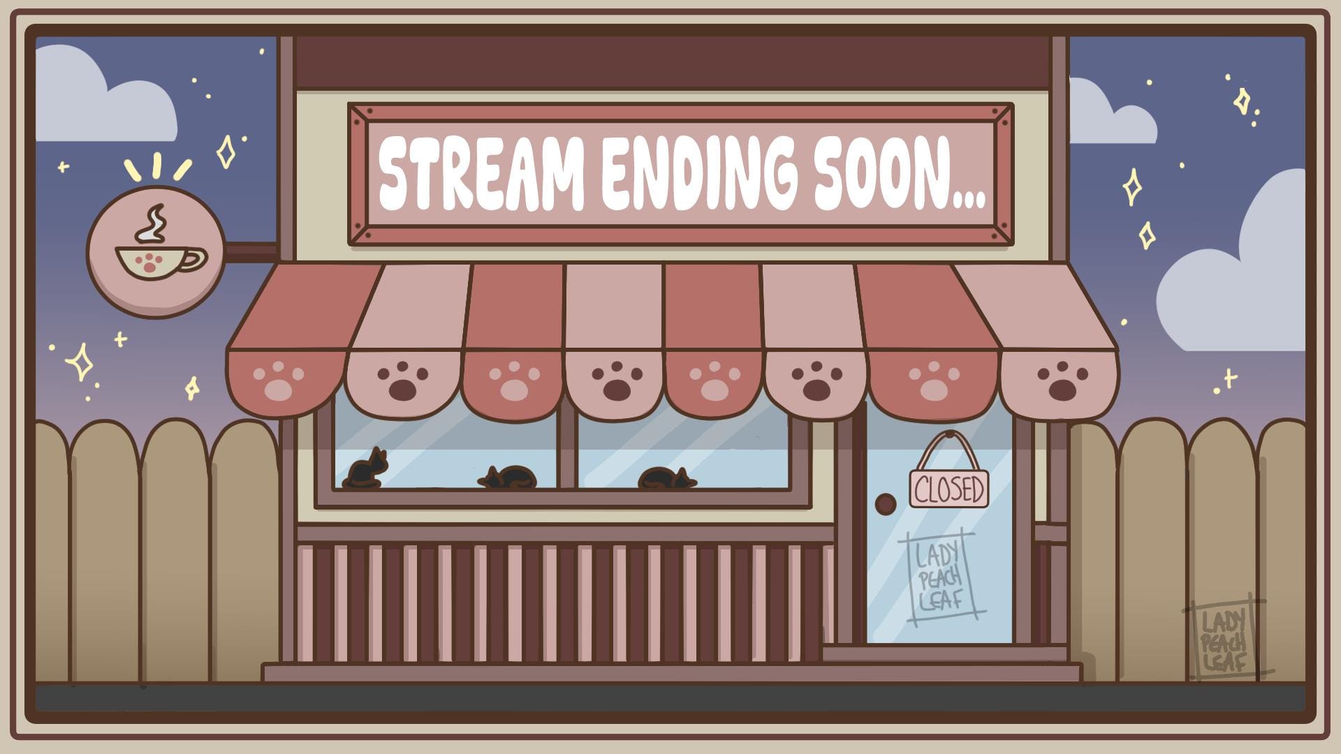 Cat Cafe Animated Stream Bundle - Etsy