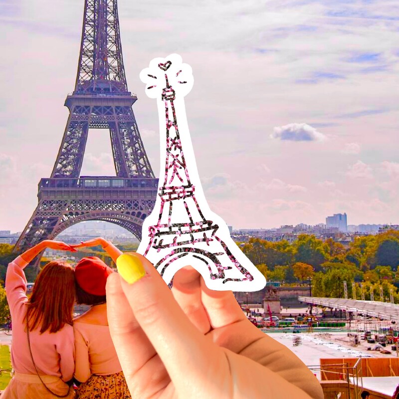 Eiffel Tower Sticker - Etsy