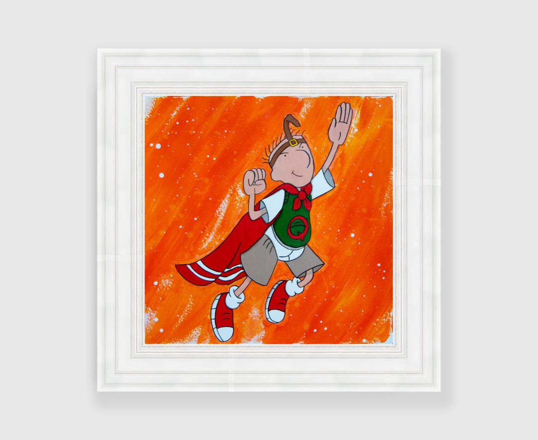Quailman Pop Art Painting – 90s Cartoon Doug Fan Art – Acrylic Canvas ...