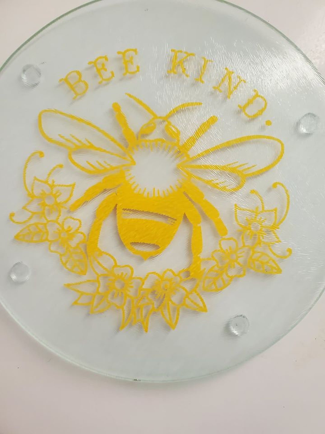 Glass Trivets Round - Etsy