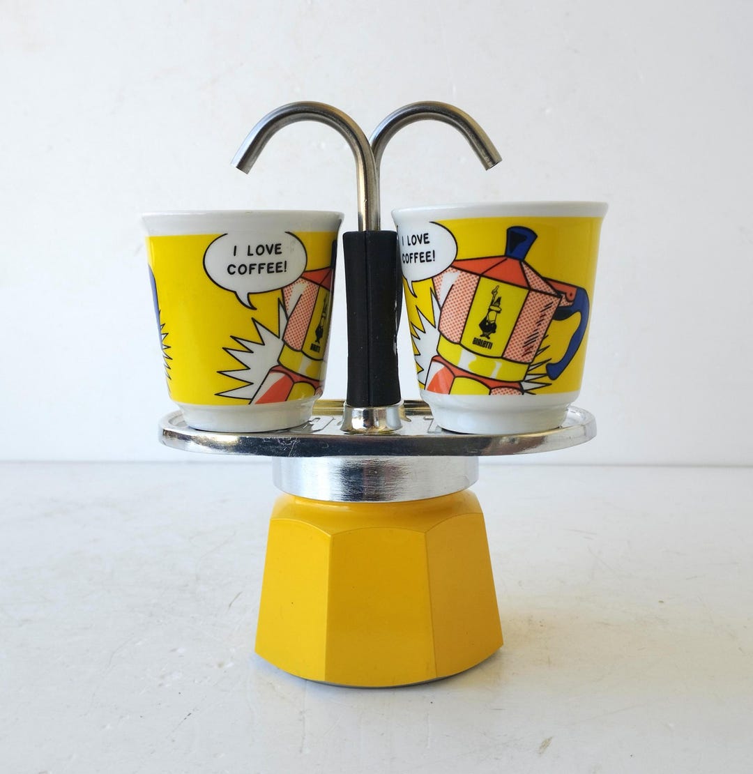 BIALETTI, Vintage ,double Serving Stovetop Espresso Pot, Italian ...