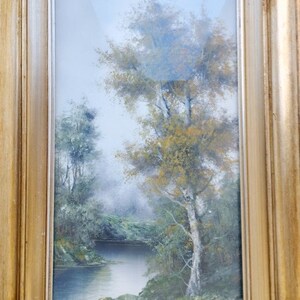 Vintage Italian Oil Paintings on Canvas , "landscape" Framed in a ...