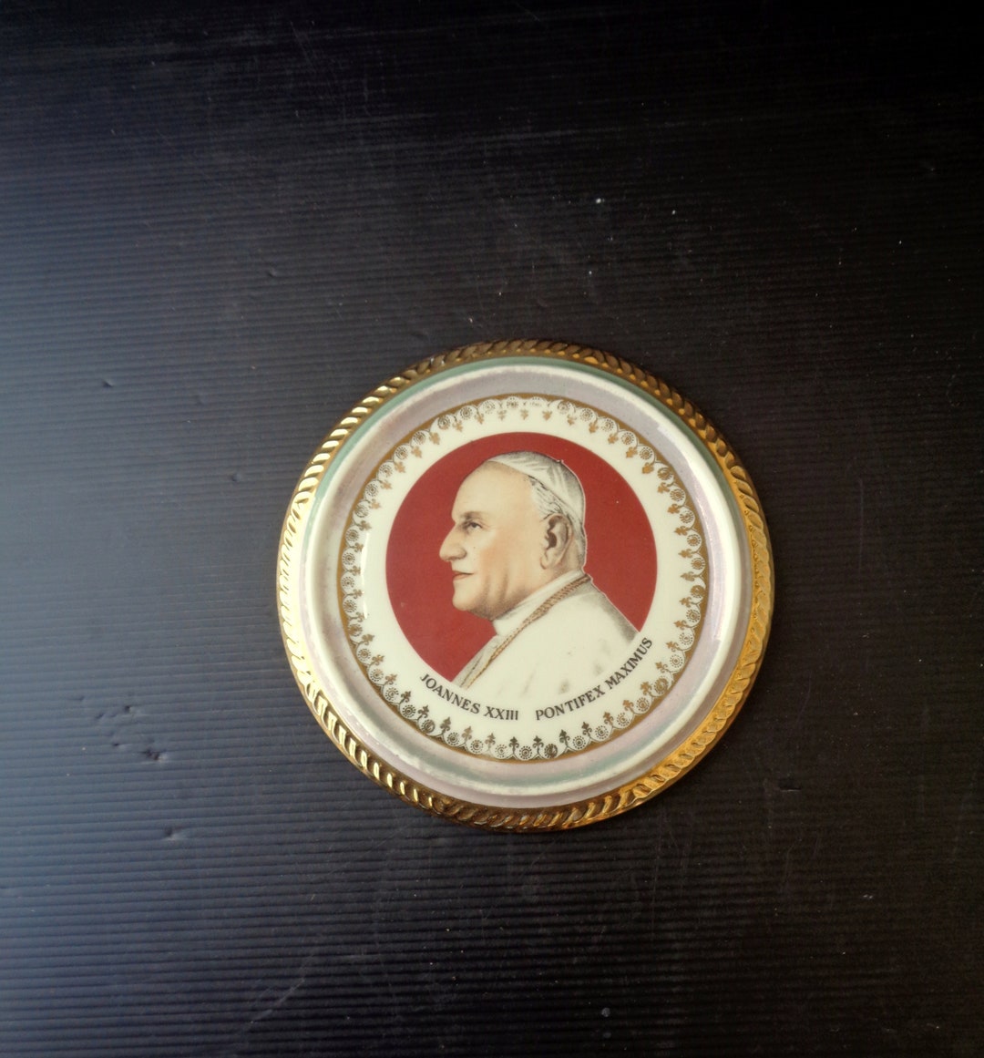 Decorative Plate in Porcelain With Image of Pope John XXIII to Hang on ...
