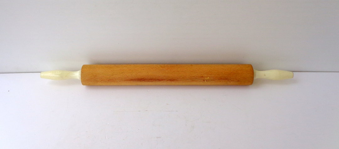 Vintage Italian Classic Wooden Rolling Pin Pasta Tool Pasta Utensil ...