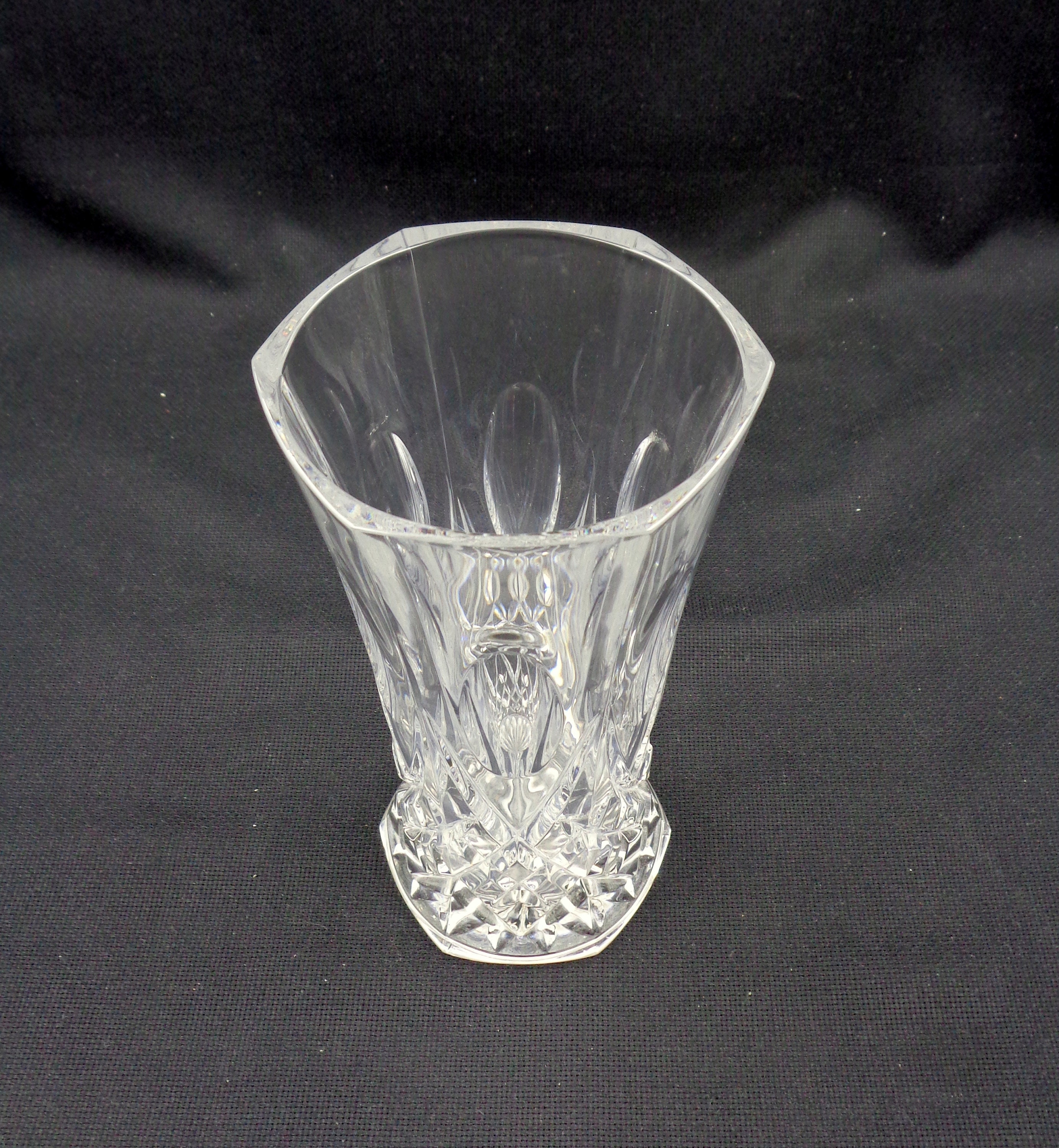 Flower Vase in Crystal Vintage Italy From the 70s Height | Etsy